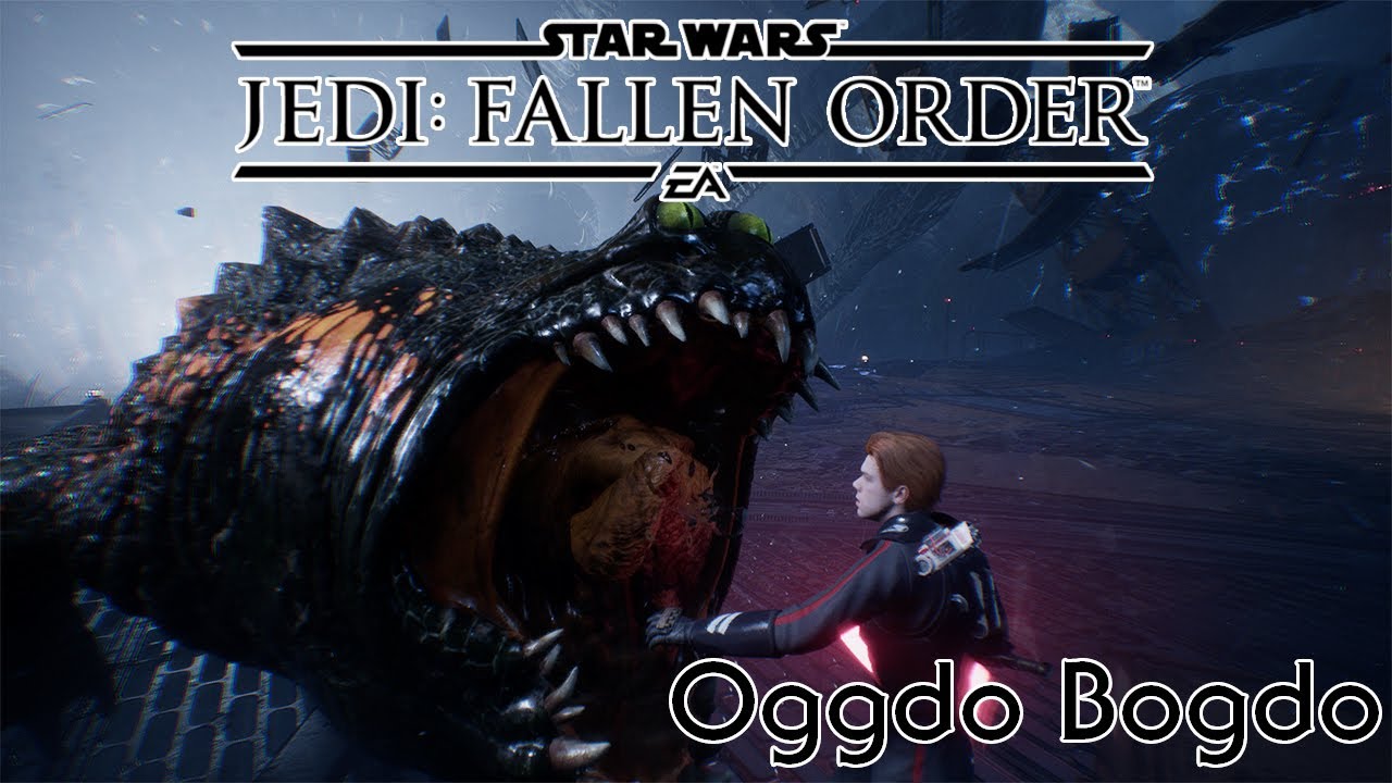 Jedi: Fallen Order Oggdo Bogdo boss fight | Jedi Grandmaster difficulty ...