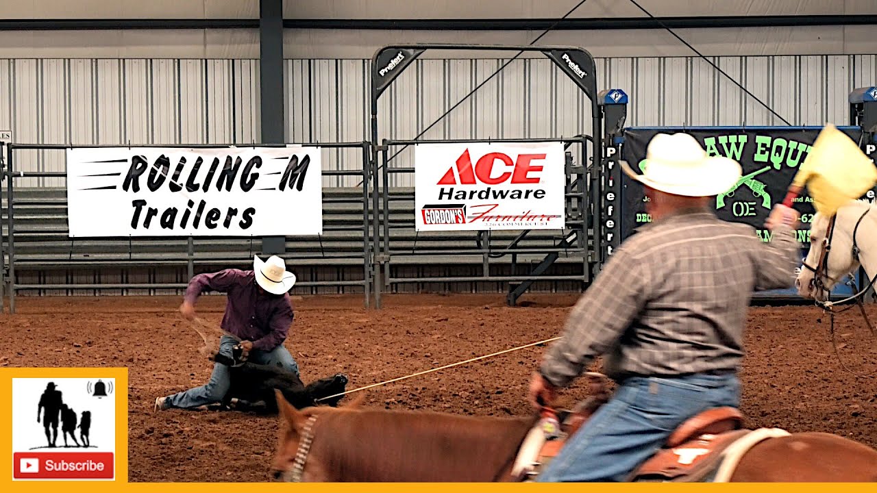 Tie-down Roping 1st Go - Story Vest Memorial Calf Roping 2023 - YouTube