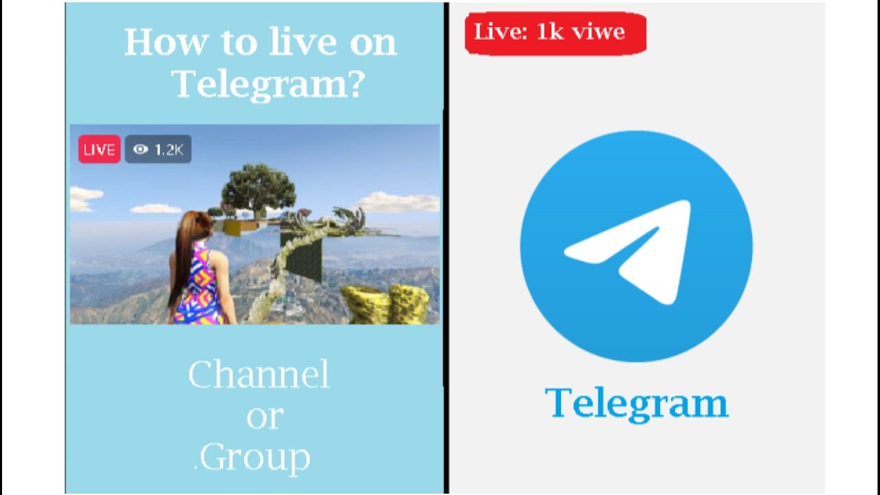 How to live in telegram? - YouTube