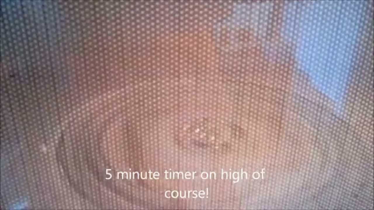 Exploding Aqua beads in the microwave! Good 4th of July inside! Plasma ...