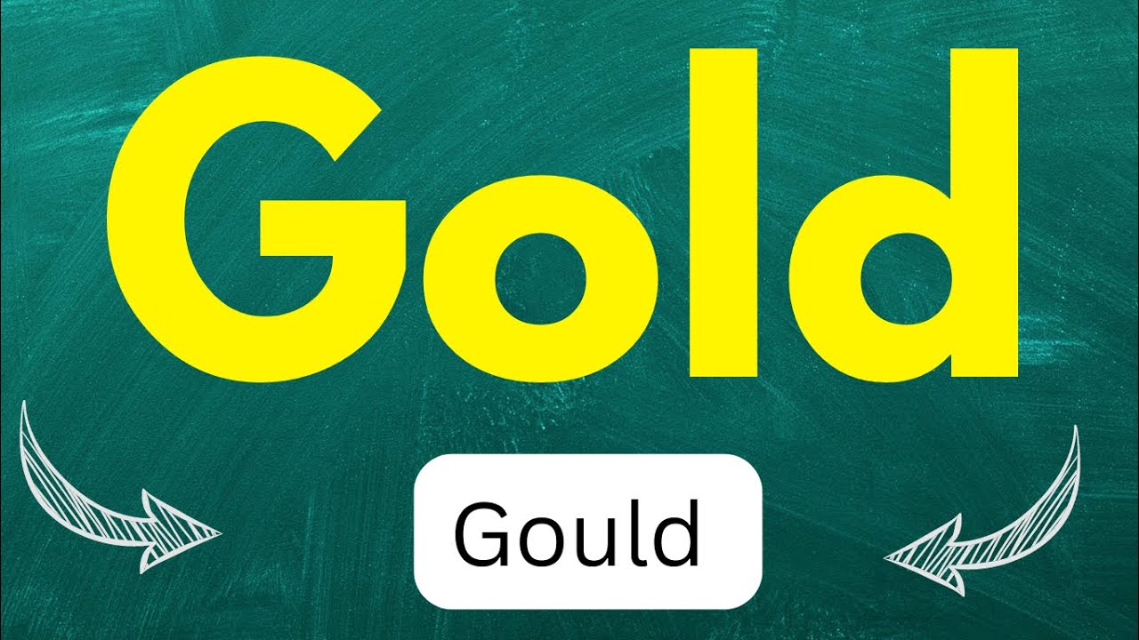 Cómo pronunciar: "Gold" "Oro" "Dorado" en inglés Americano con ejemplos ...