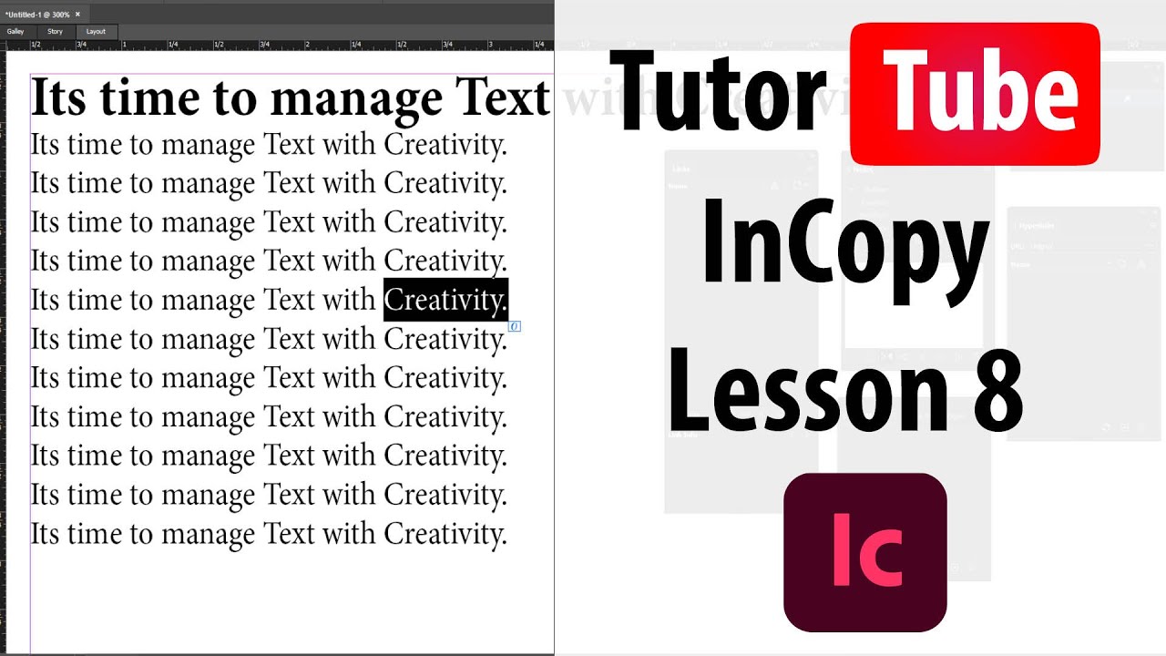 Adobe InCopy Tutorial - Lesson 8 - Creating a Story with InDesign and ...