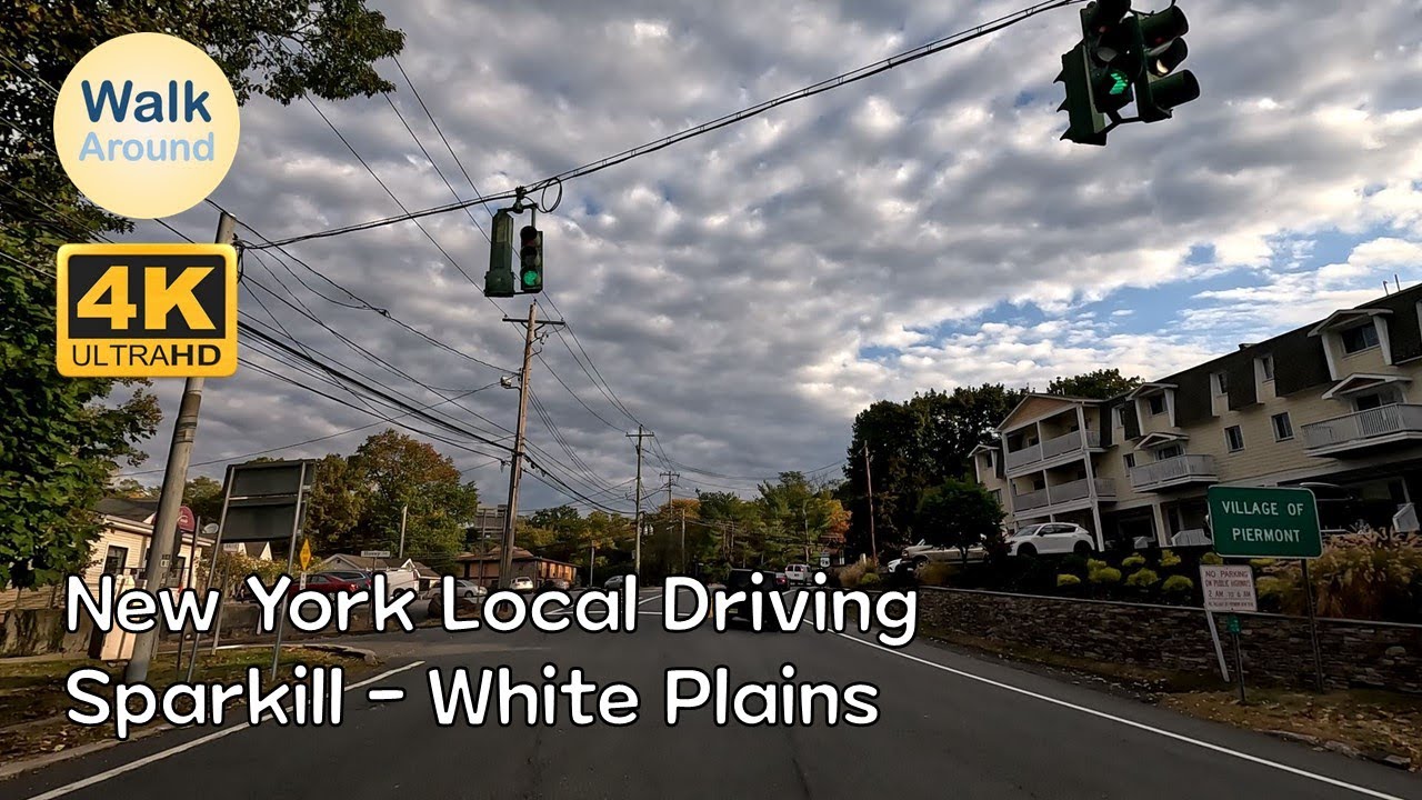 【4K60】 New York Local Driving: Sparkill - White Plains - YouTube