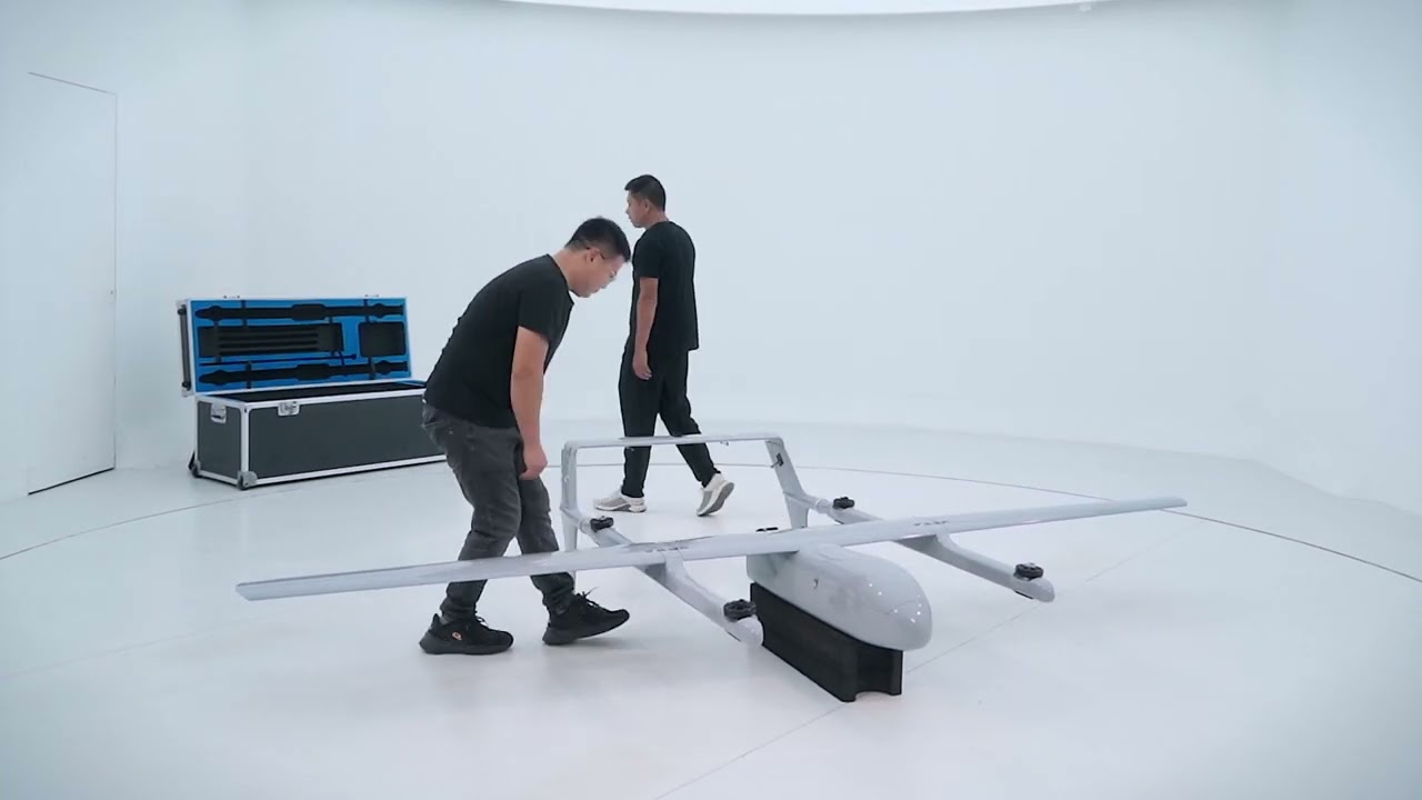 Mugin EV350R Full Electric VTOL UAV ARF - YouTube
