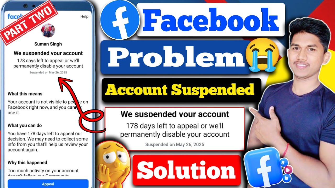 🔴 Part 2: We Suspended Your Account Facebook | How to Recover Suspended ...