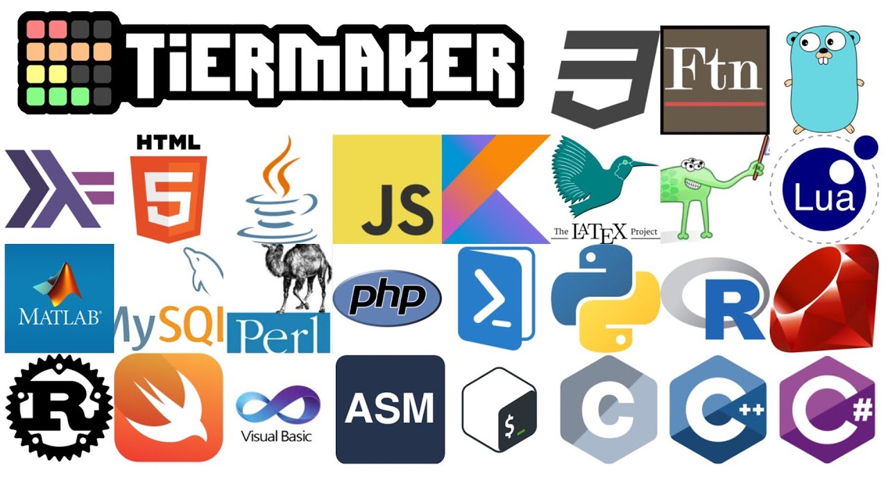 Ranking Logos of Programming Languages! - YouTube