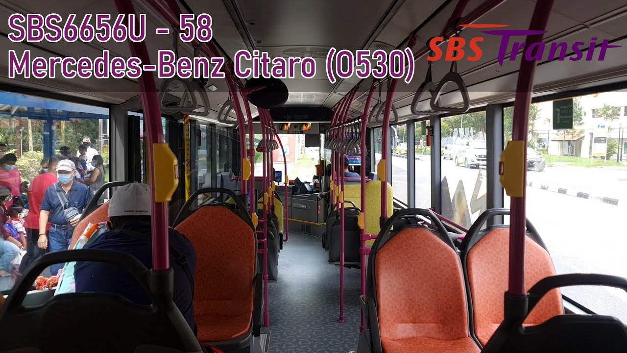 SBS Transit Mercedes-Benz Citaro (O530 C1F) [Batch 2] - SBS6656U on 58 ...
