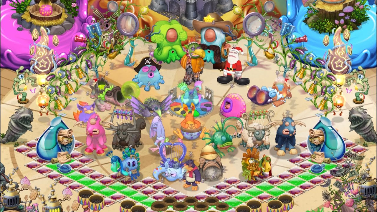 Fire Oasis Castle Bass! - YouTube