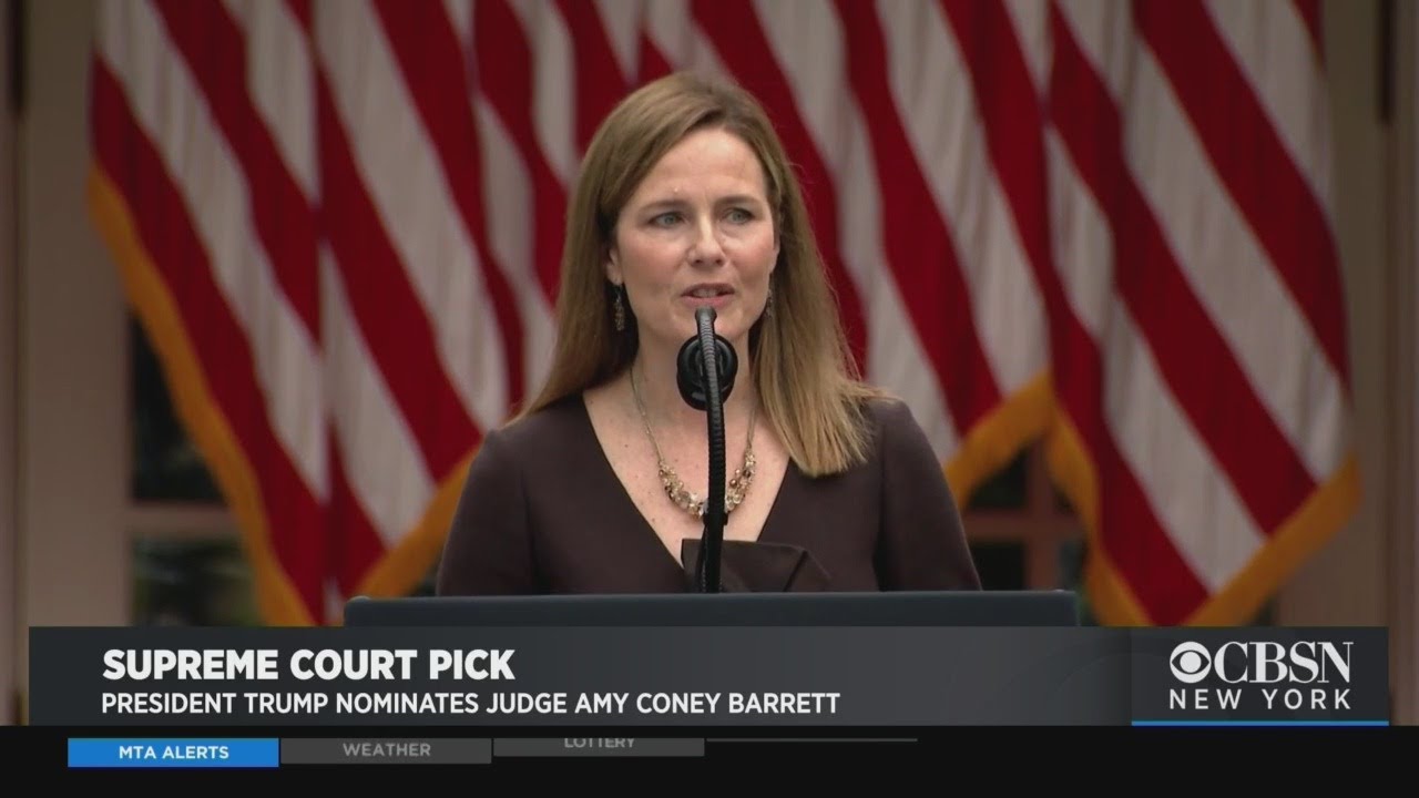 President Trump Nominates Judge Amy Coney Barrett - YouTube