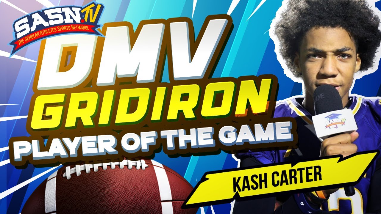 DMV Gridiron Interviews Quarterback Kash Carter - YouTube