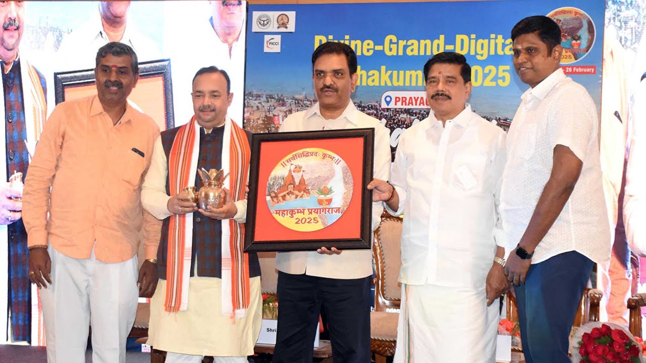 UP Ministers JPS Rathore & Asim Arun Leads Roadshow for Prayagraj ...