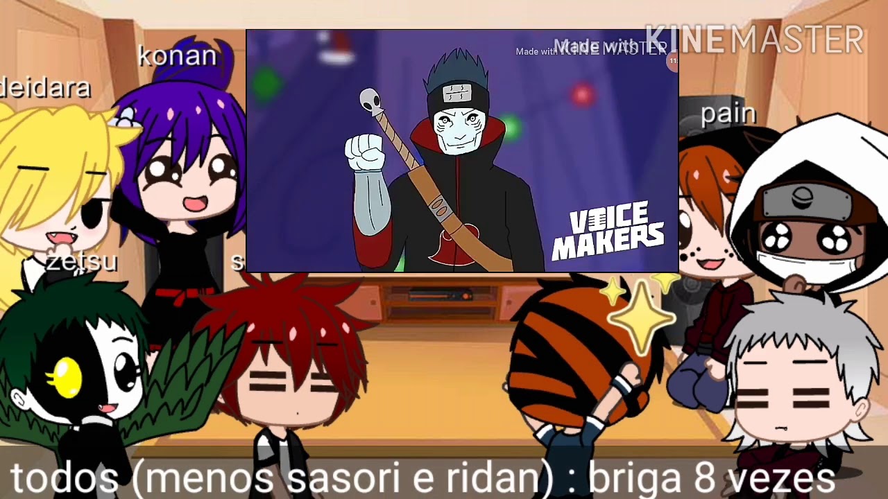 akatsuki reagindo ao {amigo oculto da akatsuki} parte (2/2) ♡gacha club ...