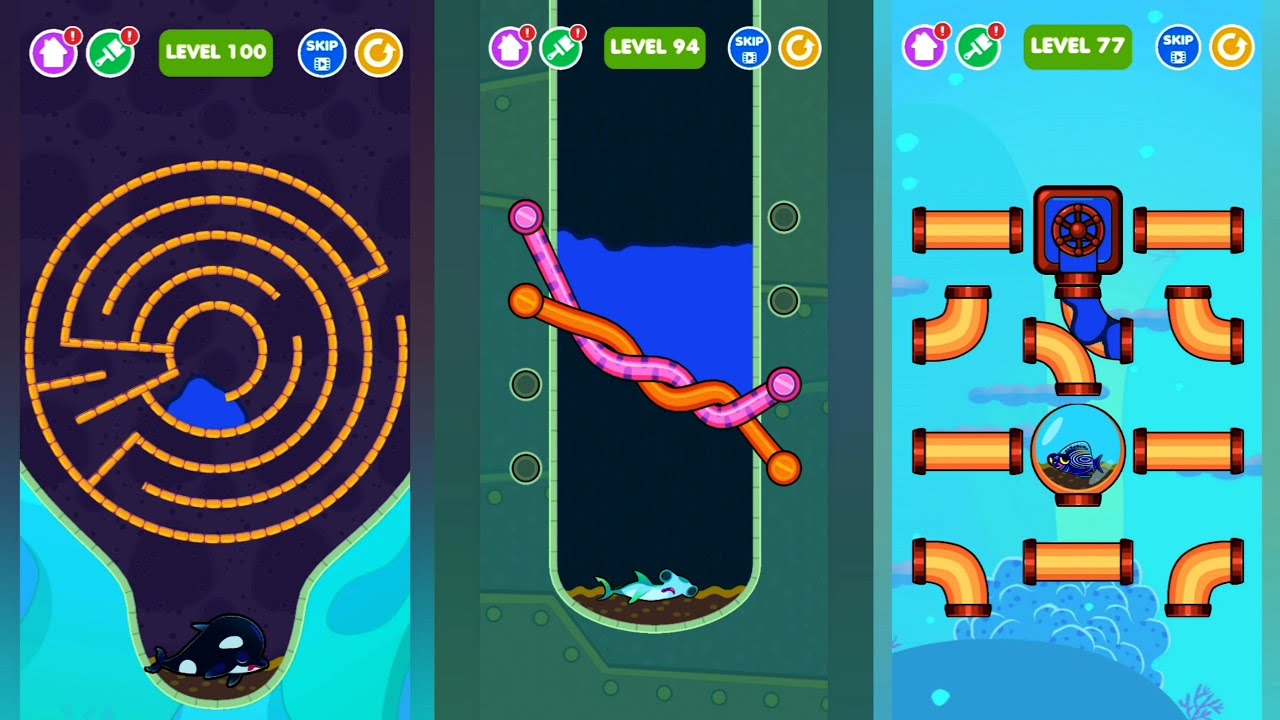 save the fish gameplay level 71 to 100|gameplay|game - YouTube