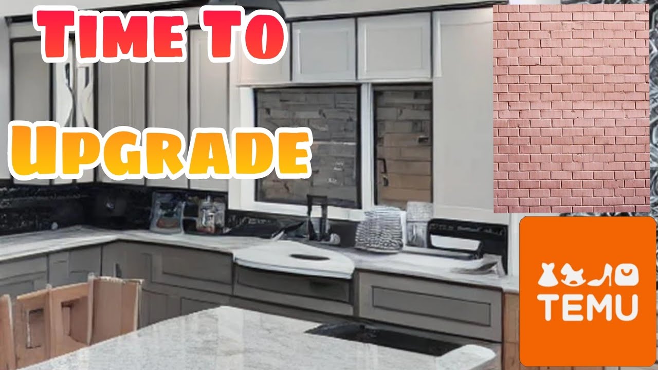 Come Renovate My Kitchen Using Items From Temu - YouTube