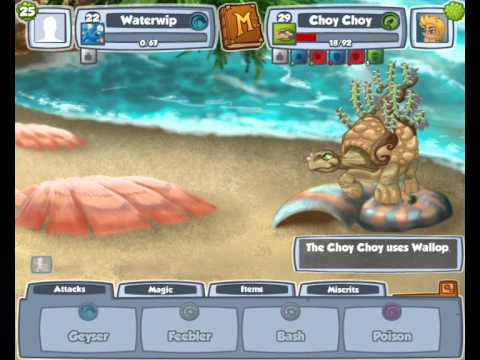 Miscrits World Of Adventures Sunfall Shores First Boss - YouTube