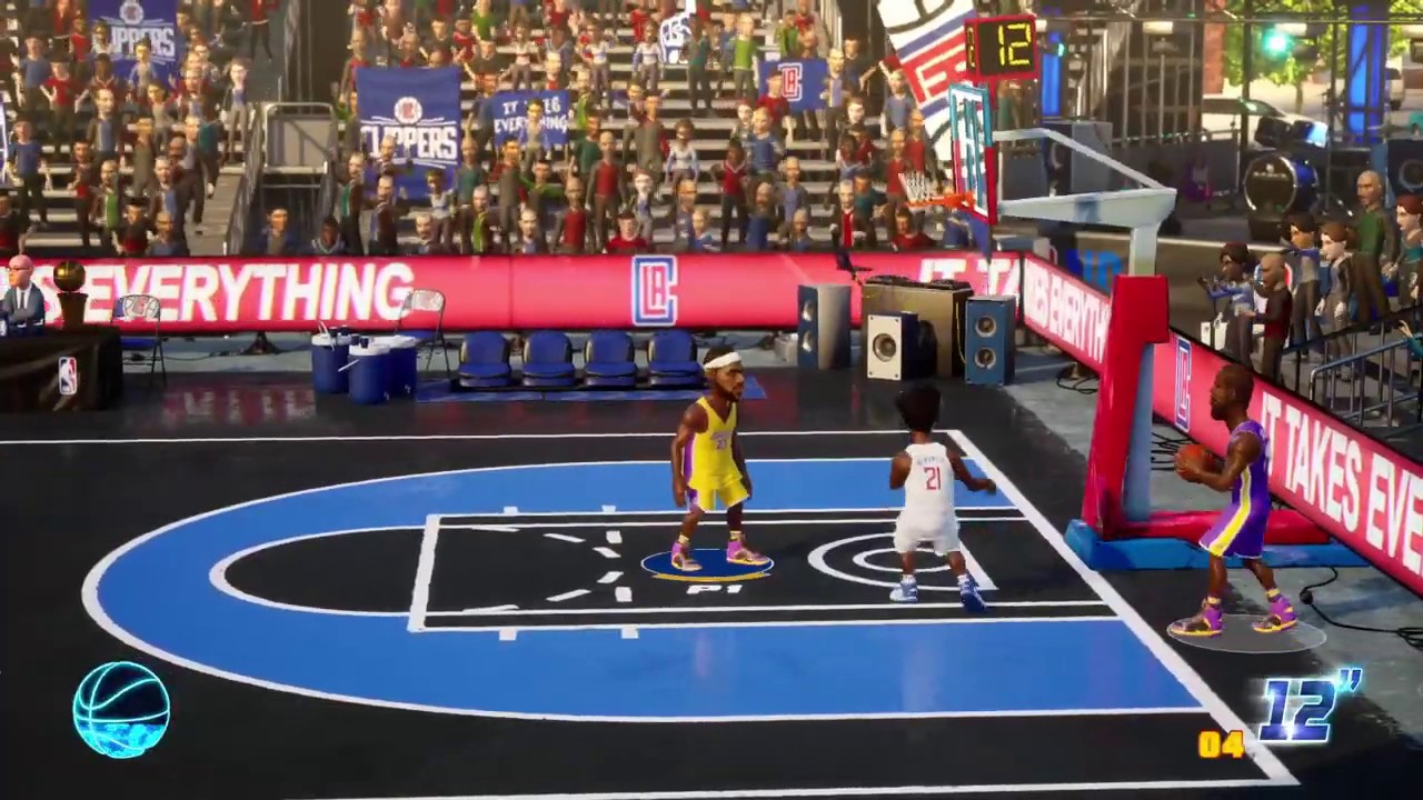LeBron & O'Neal vs. Beverley & Manning (NBA 2K Playgrounds 2) - YouTube