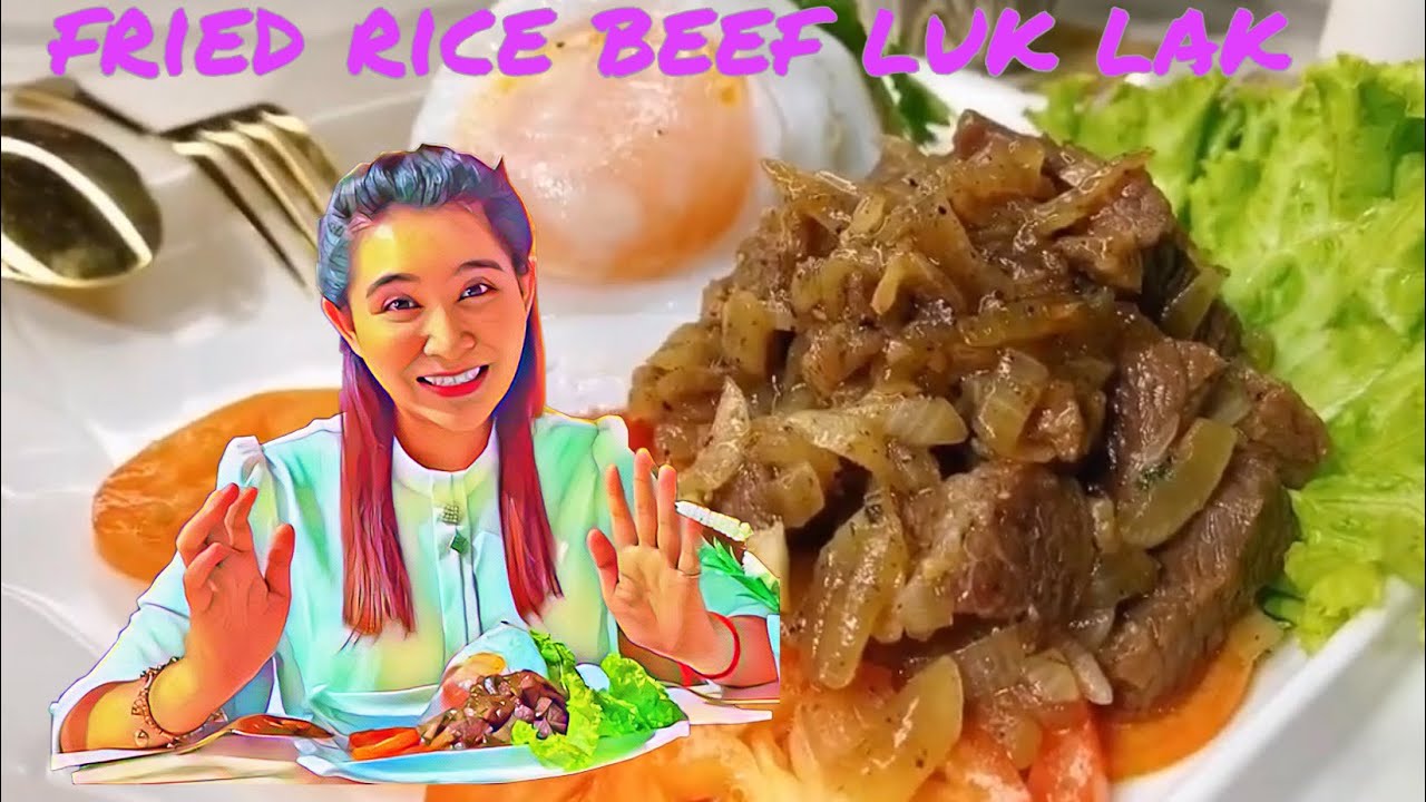 How to make fried rice luk lak - YouTube