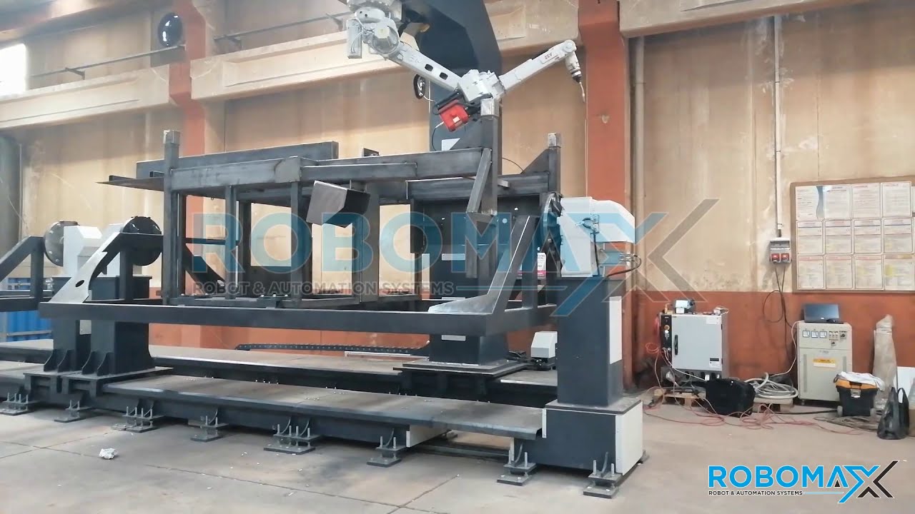 GANTRI KAYNAK ROBOTU ABB / Robomax Robotic - YouTube