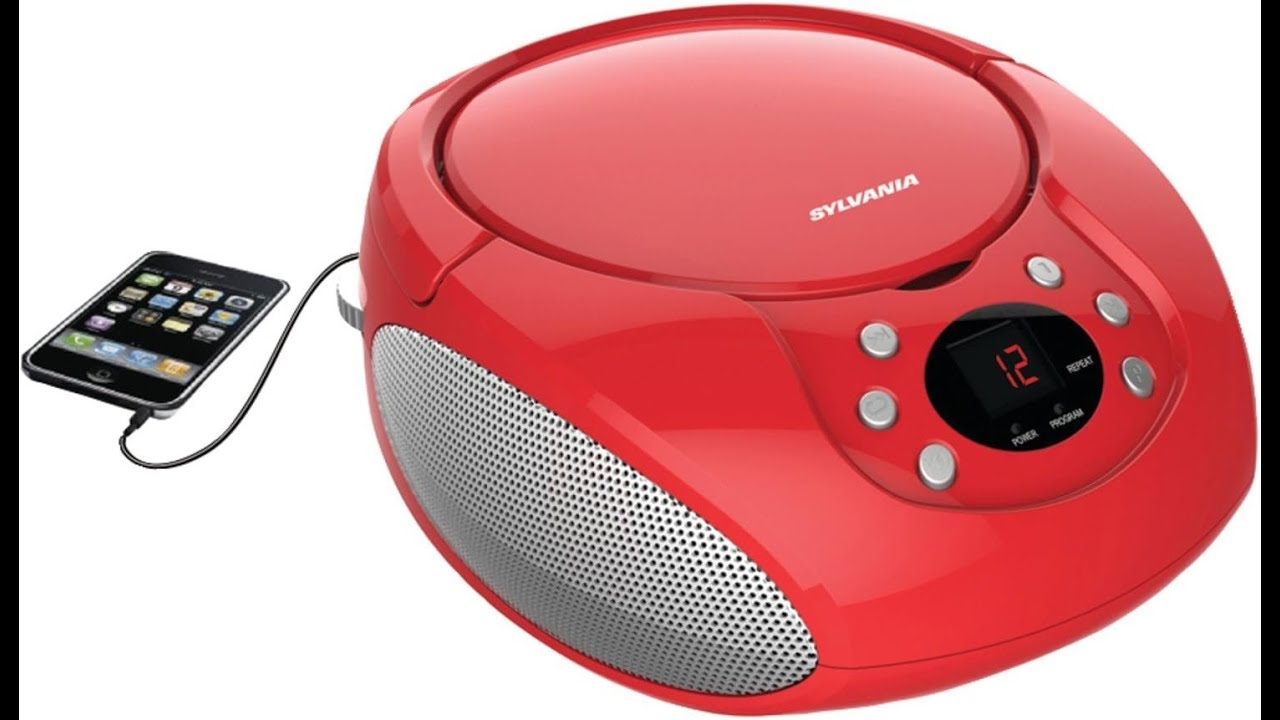 Proscan Elite Portable CD Boombox with AM/FM Radio - YouTube