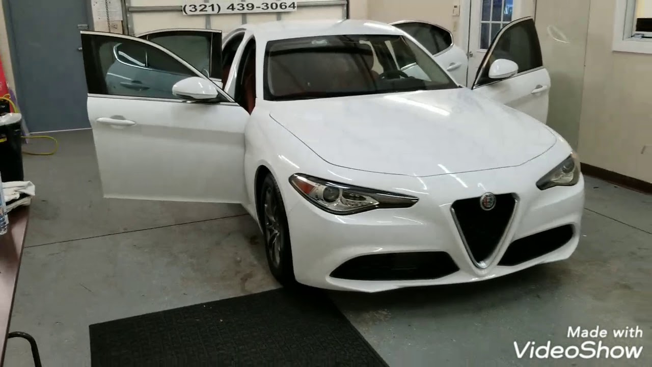 Alpha Romero Giulia with 3M Nano Color Stable window tint, installed at ...