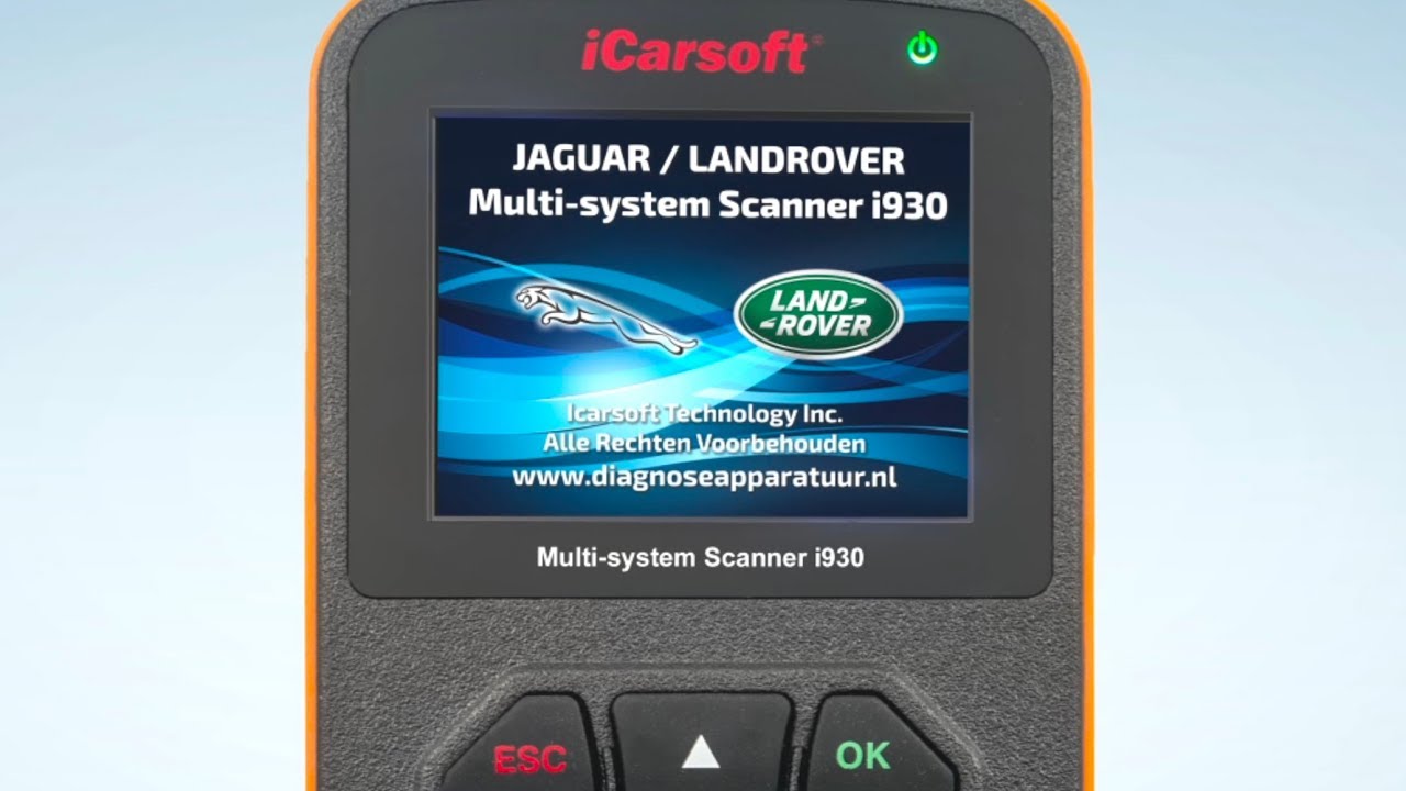 Hoe je Jaguar en Landrover kunt uitlezen met de iCarsoft i930 OBD ...