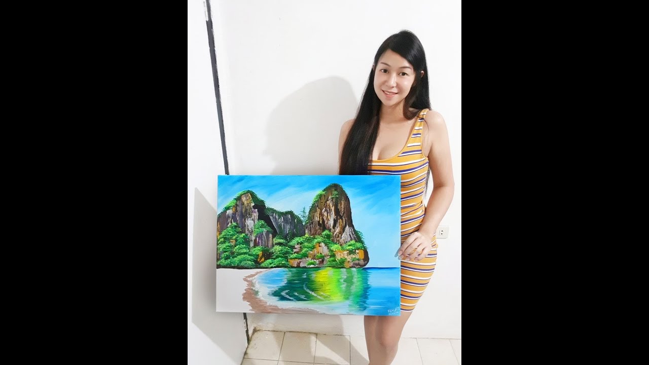 El Nido Palawan - Time lapse painting - YouTube