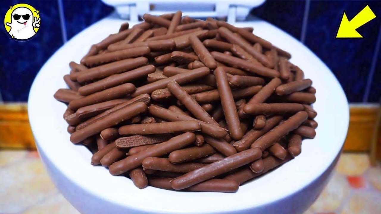 Will it Flush? Lots Of Chocolate Biscuits - YouTube