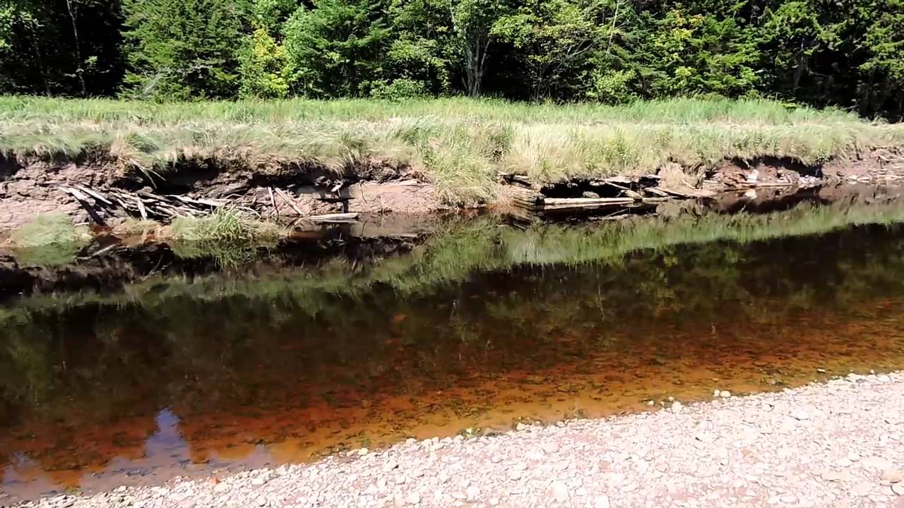 Tidal Mills on the Apple River, Nova Scotia - YouTube