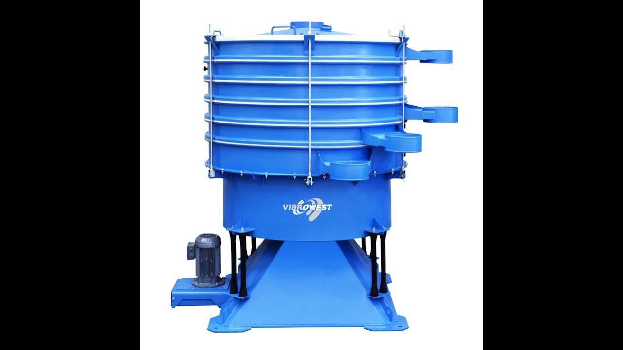Criba circular a nutación VAN Vibrowest - YouTube