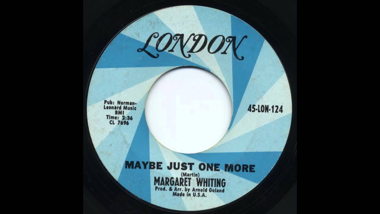 Margaret Whiting - Maybe Just One More - YouTube