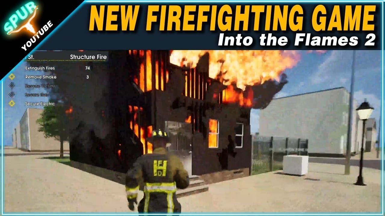 NEW Firefighting Game News Into the Flames 2 - YouTube
