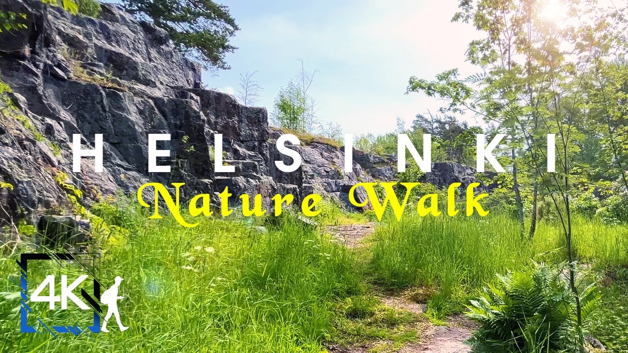 Beautiful Nature Walk in Helsinki, Finland 🏝️ Binaural Sound 4K - YouTube