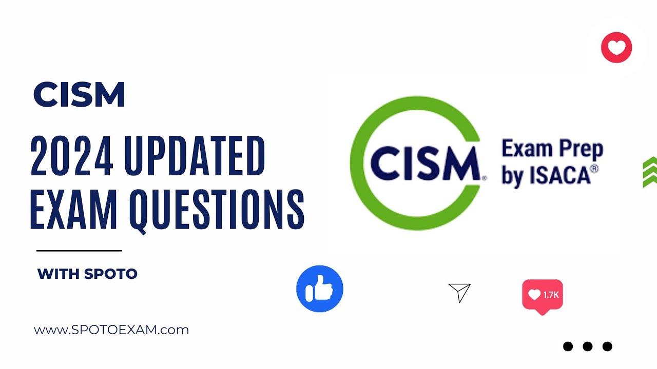 2024 FREE ISACA CISM Real Exam Questions and Answers - YouTube
