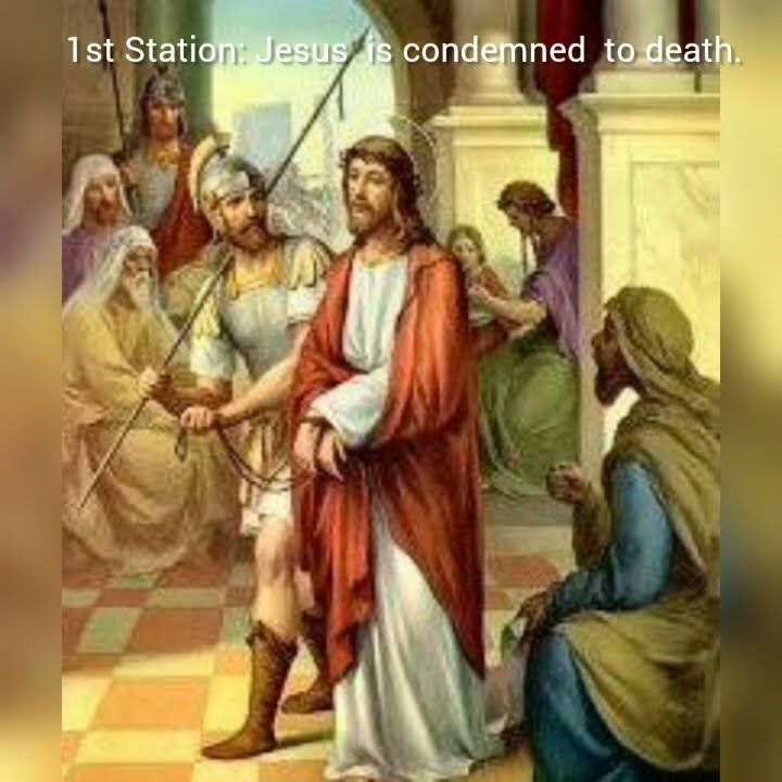 OPENING PRAYER ,& 1st STATION JESUS IS CONDEMNED TO DEATH. - YouTube