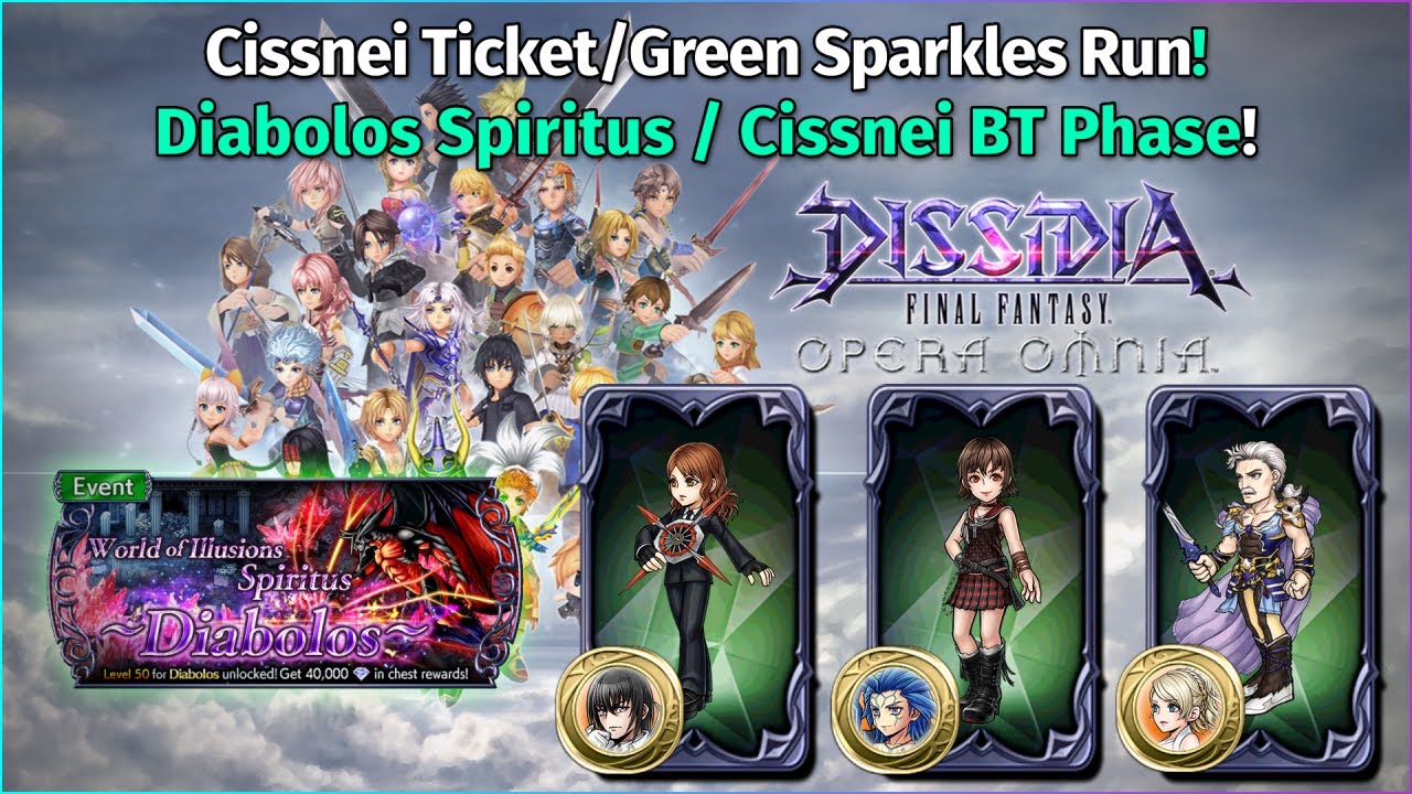 Cissnei BT Phase Showcase || Diabolos Spiritus Green/Cissnei Ticket Run ...