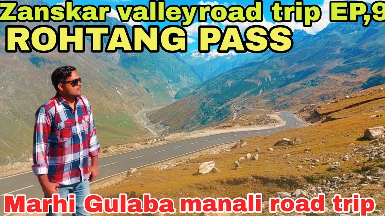 Rohtang pass marhi gulaba manali road कंडीशन केसी है। BMW से road trip ...
