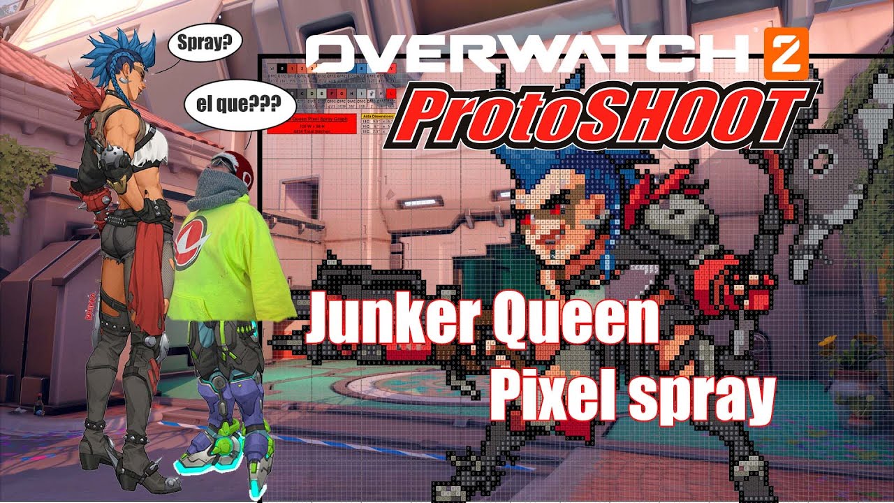 Addiction a la adrenalina Junker Queen Pixel Spray Overwatch 2 - YouTube