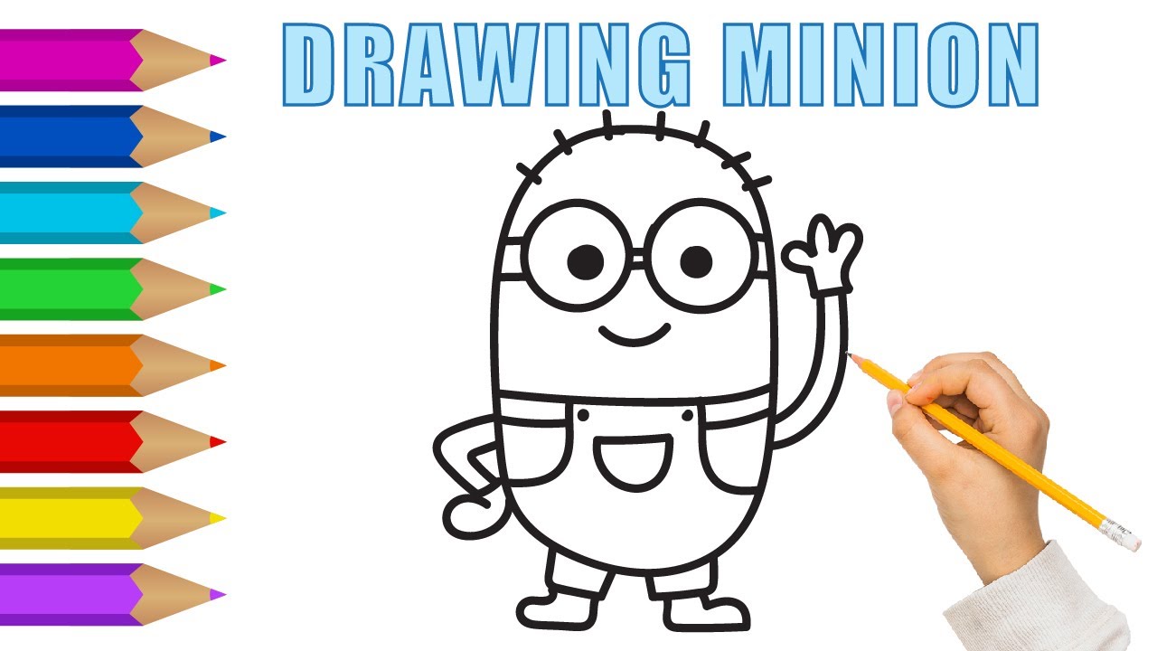 Let's Learn How to Draw Minion Together, #minions | Tips for Painting ...