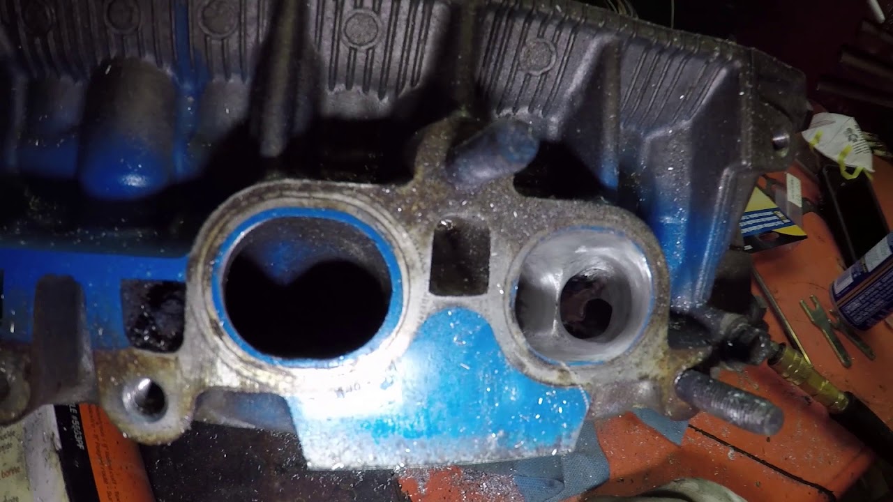 MR2 5sfe head port and polish - YouTube