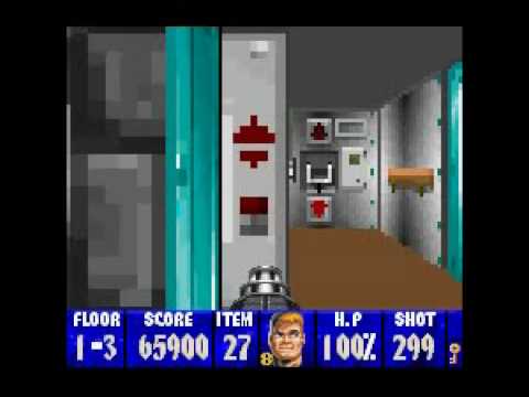 Wolfenstein 3D 1-3 (Hans Grosse) SNES - YouTube