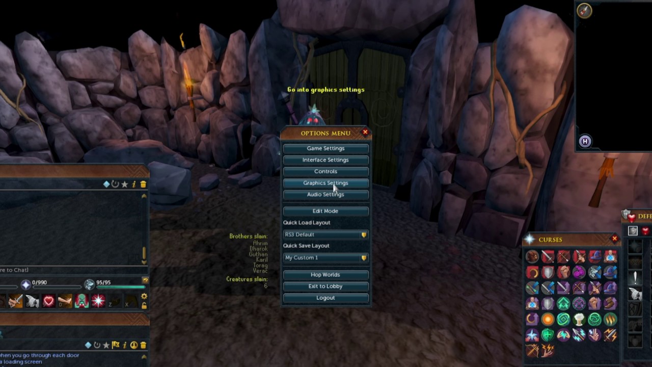 RS3 Barrows loading screen fix - YouTube