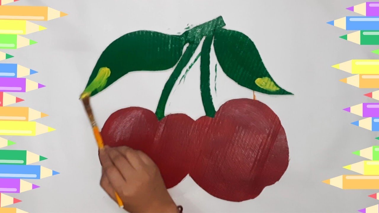 How to craft cherry || Cherry craft || Cherry craft ideas || Fruit Day ...