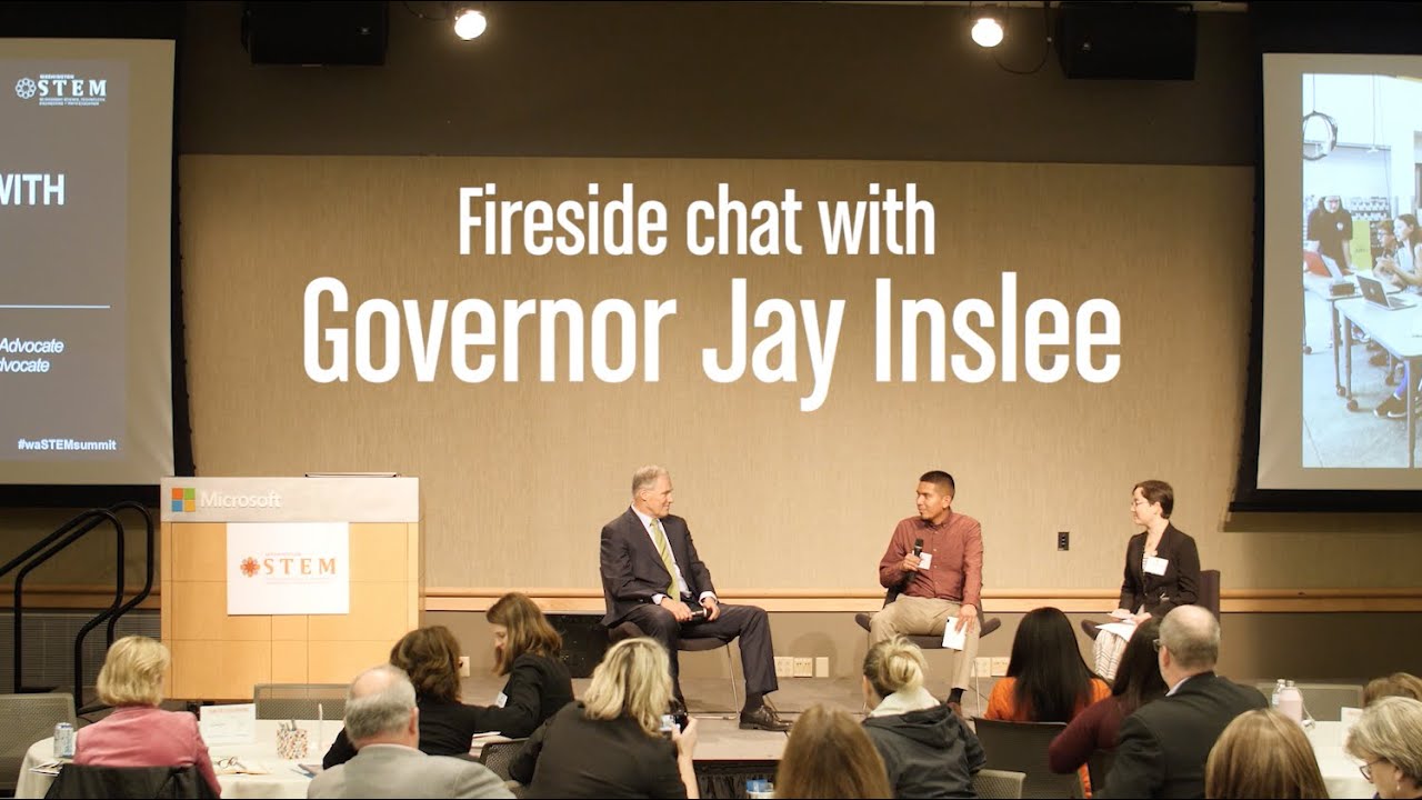 Fireside Chat with Governor Jay Inslee at the Washington STEM Summit ...