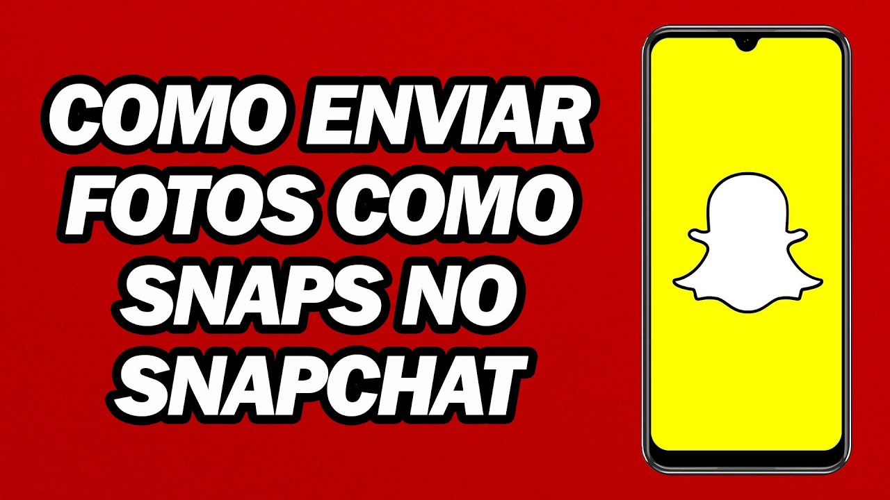 Como Enviar Fotos Como Snaps No Snapchat | Envie Snaps Do Rolo Da ...
