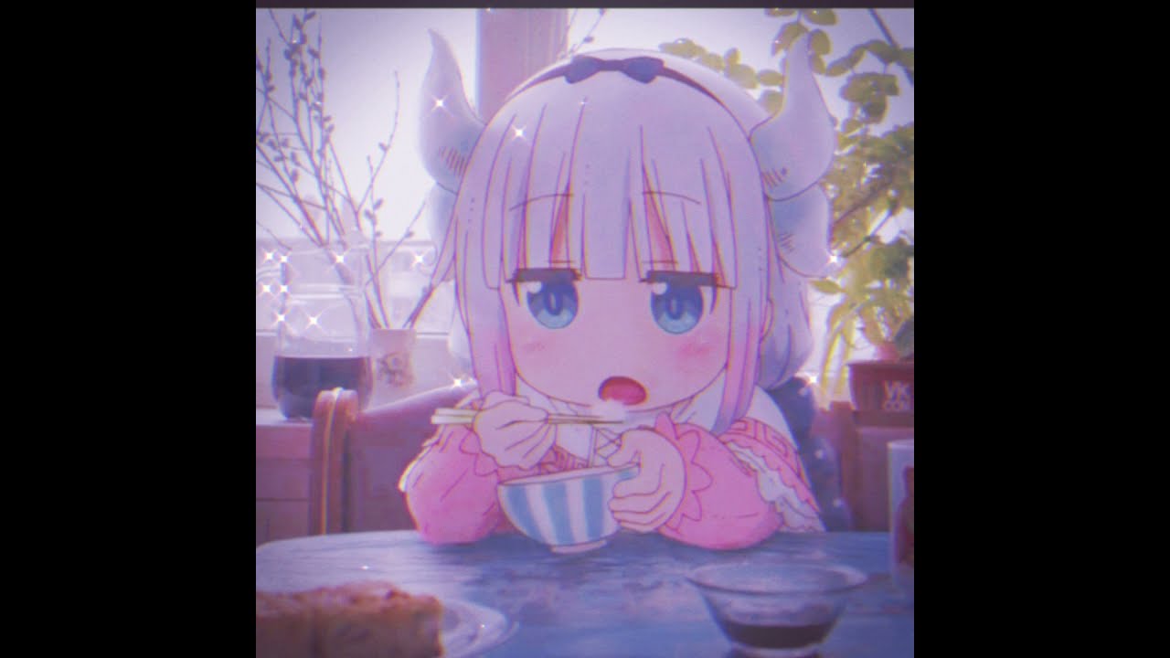 :Miss Kobayashi's Dragon Maid "Kanna eating rice" - YouTube
