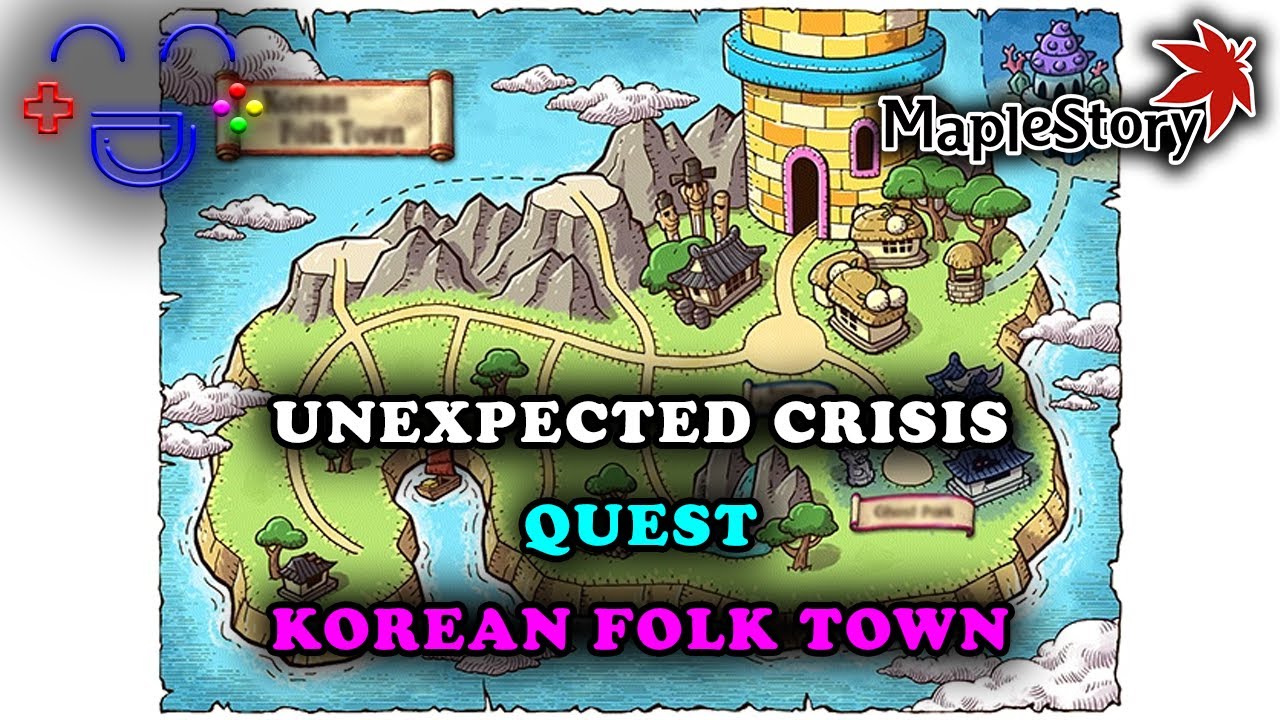 Unexpected Crisis Korean Folk Town Maplestory Walkthrough - YouTube