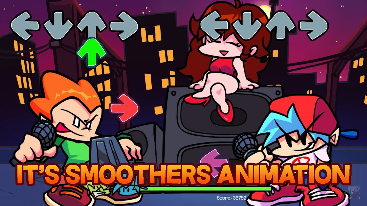 Friday Night Funkin Mod Smoother Animation (Blammed) - YouTube