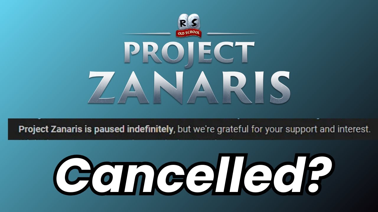 Project Zanaris Cancelled? (OSRS Official Community Servers) - YouTube