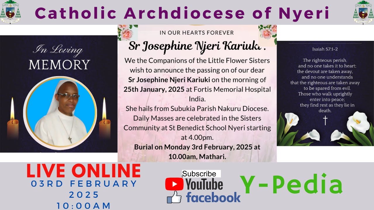 Celebrating the Life of Sr. Josephine Njeri Kariuki of the Companion of the Little Flowers ...