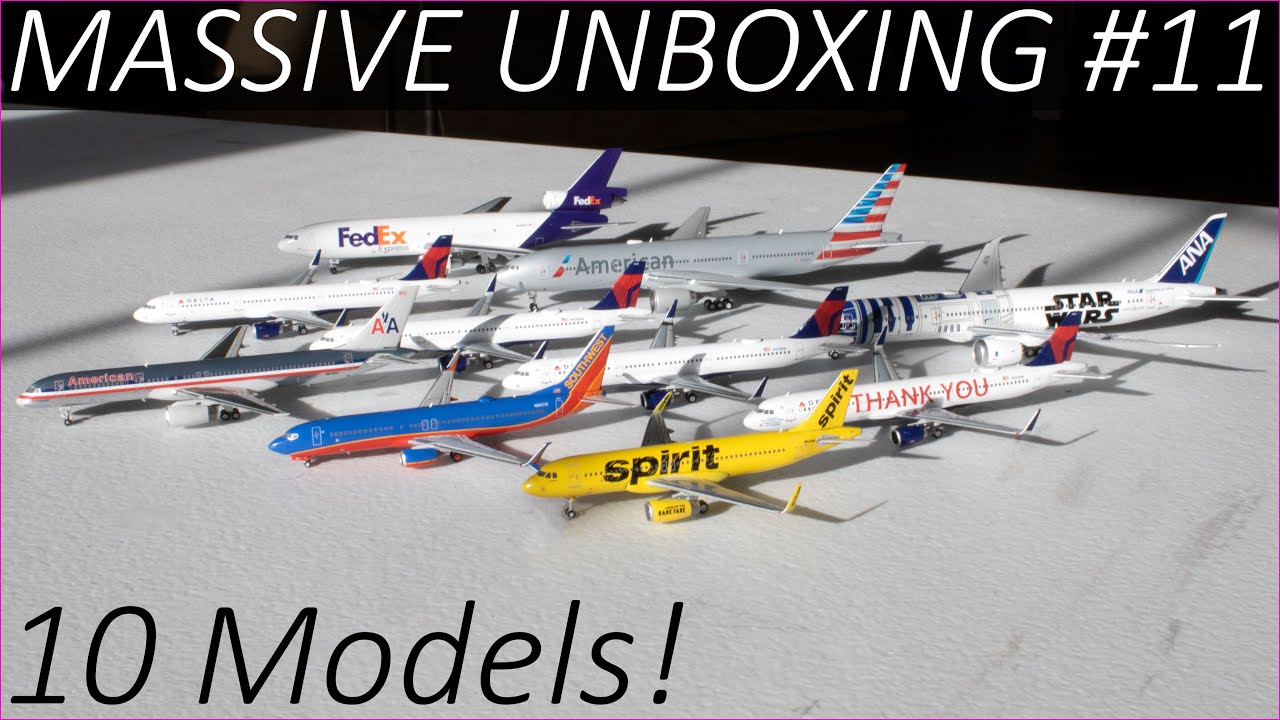 10 MODEL UNBOXING! | Massive Unboxing #11 - YouTube